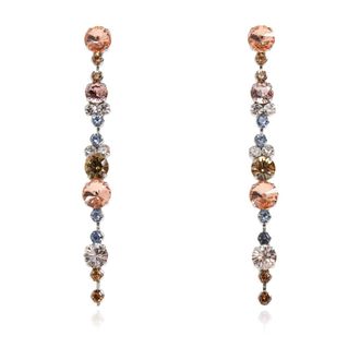 Forte_Forte Femme, Accessoires, Multicolore, Taille: ONE Size Boucles doreilles avec cristaux scintillants
