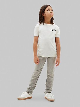 Calvin Klein Straight Jeans - Stone Grey Wash - Jungen - 10