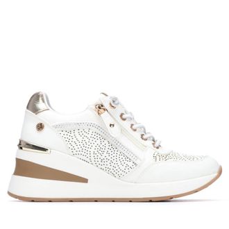 Xti Sportschuhe Sneaker Damen Wei&szlig; - Bequeme und vielseitige Schuhe - Casual Mode - Modell 14510204 (Gr&ouml;&szlig;e 41)