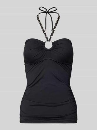 Michael Kors Tankini-Oberteil mit Neckholder in Gliederketten-Optik