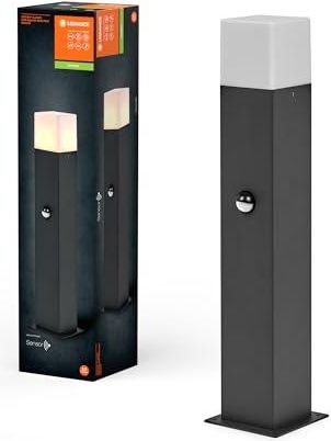 Ledvance Ledvance ENDURA CLASSIC FIGO SQ Außenleuchte, Wandleuchte, dunkelgrau, 50 cm, Aluminium, schnelle & einfache Installation, IP44 Schutzklasse, indirekt