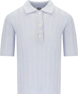 Max Mara Femme, Tops, Bleu, Taille: 38 FR Rivetto Polo