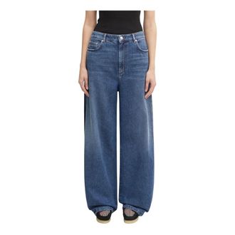 Sportmax Jean Gastone Coupe Large - Femme - Jeans - Bleu - Taille: W28