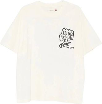 Honor The Gift Homme, Tops, Blanc, Taille: L T-shirt &agrave; imprim&eacute; graphique