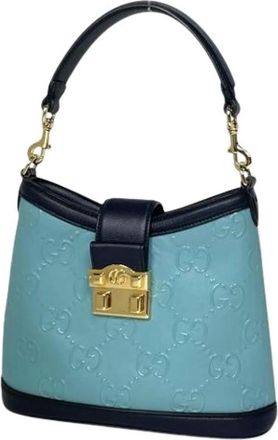 Gucci Sac bandouli&egrave;re Pre-owned - Femme - Pre-owned - Bleu - Taille: ONE Size
