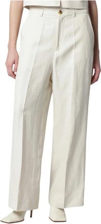 P.A.R.O.S.H. P.a.r.o.s.h., Femme, Pantalons, Beige, Taille: 38 FR Pantalone