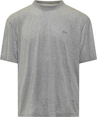 Ami Homme, Tops, Gris, Taille: XS Uts333 Je0124 T-shirt