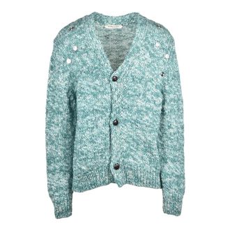 Namacheko Cardigan Long &agrave; Boutons - Homme - Pulls - Vert - Taille: XL