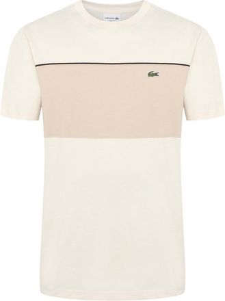 Lacoste Heavy Baumwolljersey-T-Shirt in Colorblock-Design in