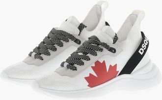 Dsquared2 Technical Fabric Low-Top Sneakers FLY with Contrast Details size 37