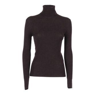 P.A.R.O.S.H. P.a.r.o.s.h., Femme, Pulls, Brun, Taille: 40 FR Leila Turtleneck