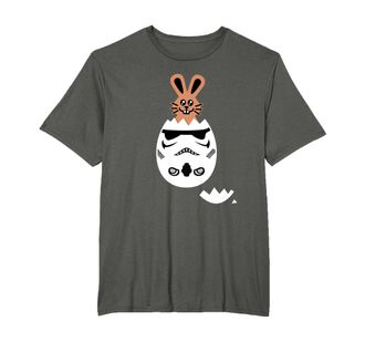 Star Wars Chocolate Bunny and Stormtrooper Easter Egg Funny T-Shirt