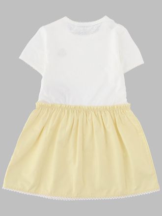 Moncler Short Sleeve Cotton Dress - Multicolor