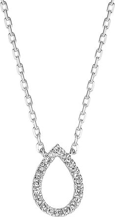 Edenly Halskette Frische - Alphée - Weißgold, 18 Karat, mit Diamanten