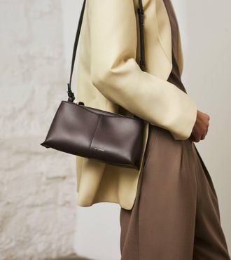 Le Tanneur Petit sac bandouli&egrave;re F&eacute;licie en cuir lisse