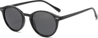 Generic Lunettes De Soleil Monture Ronde Hommes Et Femmes F&ecirc;te Conduite Quotidienne Lunettes De Soleil(Black)