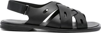 John Lobb Seaford Sandalen - Schwarz