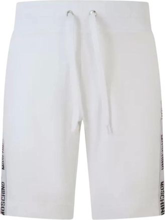 Moschino Homme, Shorts, Blanc, Taille: XL Bermuda Active