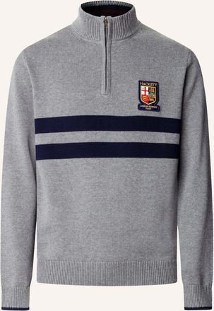 Hackett Pullover Heritage Lrc Knit Hz grau