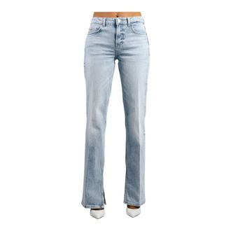 Guess Paulette Flare Split Jeans - - Jeans - Damen - Blau - W26