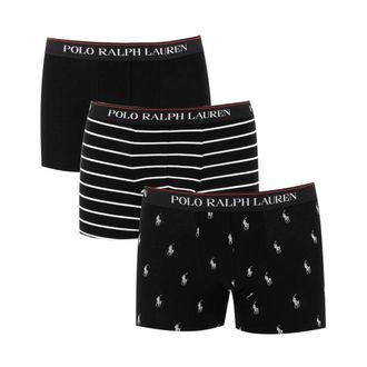 Ralph Lauren Classic Trunk 3er-Pack - - Underwear - Herren - Schwarzk - S