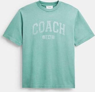 Coach Sun Fade Easy T-Shirt Aus Biobaumwolle