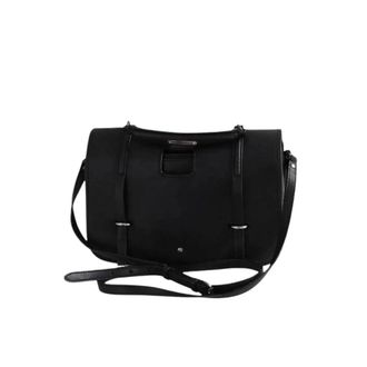Saint Laurent Sac bandouli&egrave;re en cuir Pre-owned - Femme - Pre-owned - Noir - Taille: ONE Size