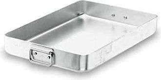 Lacor 20550A Bratpfanne mit Abfallen Griffen 50 cm