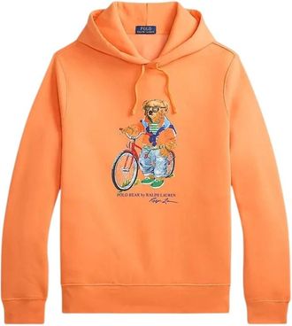 Polo Ralph Lauren Homme, Sweatshirts et sweats &agrave; capuche, Orange, Taille: 2XL Logo Sweat &agrave; capuche