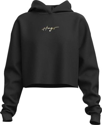 HUGO BOSS Damen Dephana_1 Sweatshirt, Black1, L EU