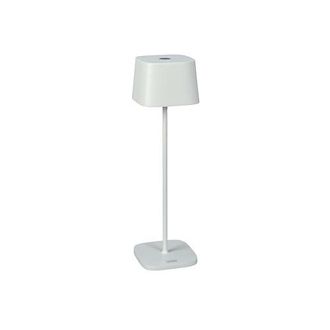 Konstsmide Capri 7814-250 Lampe de table, blanche, pour int&eacute;rieur/ext&eacute;rieur, avec port USB/batterie, blanc