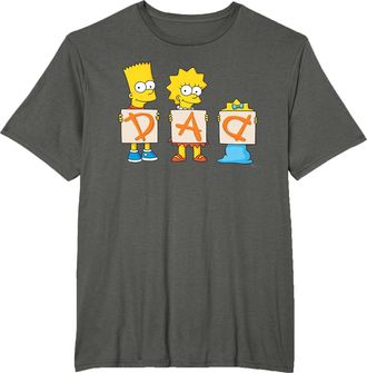 The Simpsons Fathers Day Bart Lisa Maggie Dad Birthday Gift T-Shirt