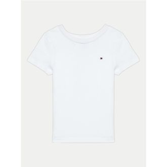 Tommy Hilfiger T-Shirt KB0KB04140 S Wei&szlig; Regular Fit