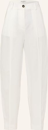 Marc O'Polo Marc Opolo Hose Mit Leinen weiss
