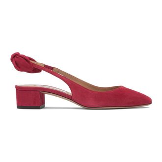 Aquazzura Rote Pumps mit Schleifendetail - - Shoes - Damen - Rot - 39 1/2 EU