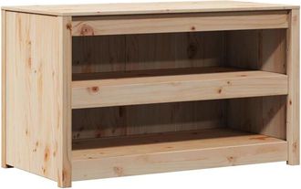 vidaXL Küchenschrank Braun 106 x 55 x 64 cm Massivholz Kiefer vidaXL