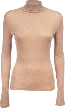 Max Mara Femme, Pulls, Beige, Taille: 36 FR Kiku Turtleneck