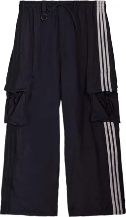 Yohji Yamamoto Homme, Pantalons, Noir, Taille: M Pantalon Cargo 3 Bandes