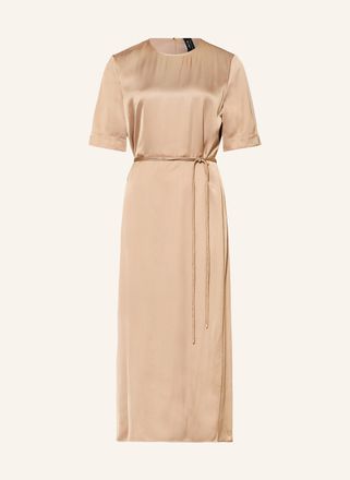 Marc Cain Satinkleid beige