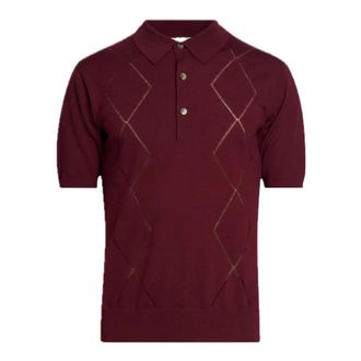 Dries Van Noten Murice Woll Poloshirt - - Tops - Herren - Rot - M