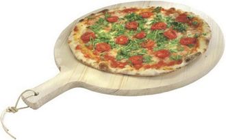 Made in Italy Schneidebrett rund für Lebensmittel in Fichte. Mit Griff