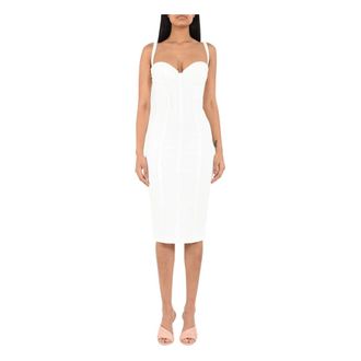 Elisabetta Franchi Damen, Kleider, Wei&szlig;, 2XLGr&ouml;&szlig;e