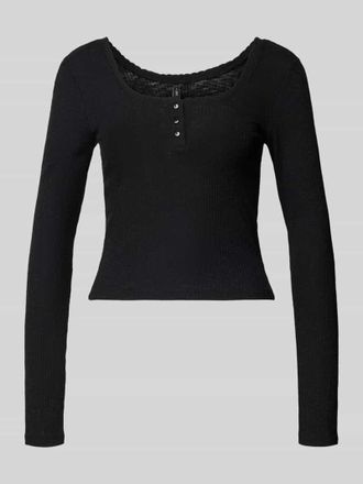 Only Slim Fit Langarmshirt mit Baumwoll-Anteil Modell JULIANE LIFE
