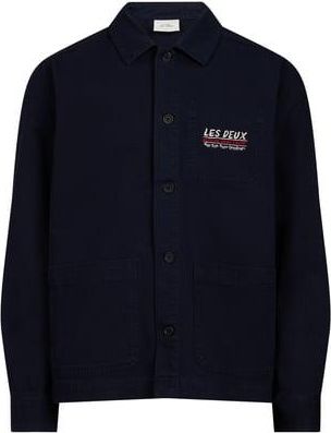 Les Deux Veste droite boutonn&eacute;e &agrave; broderies