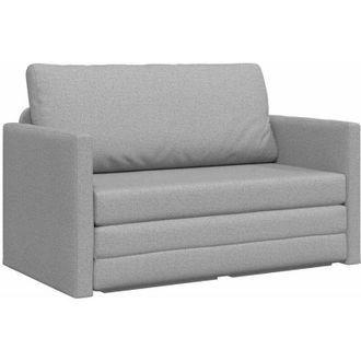 vidaXL Canap&eacute;-Lit Gris nuage 124 x 71 x 78 cm tissu vidaXL