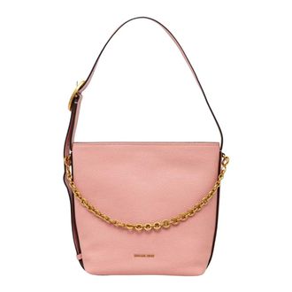 Michael Kors Nolita Petit Sac Seau en Cuir grain&eacute; - Femme - Sacs - Rose - Taille: ONE Size