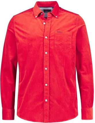 N.Z.A. Herren Hemden rot Cord