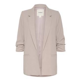 Soaked In Luxury SLShirley Blazer - - Jackets - Damen - Grau - M