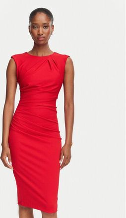 Rinascimento Rinascimento Coctailkleid CFC0131063003 Rot Slim Fit