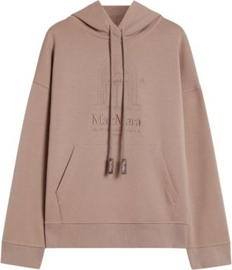 Max Mara Femme, Sweatshirts et sweats &agrave; capuche, Rose, Taille: 40 FR maglieria e felpe poliestere